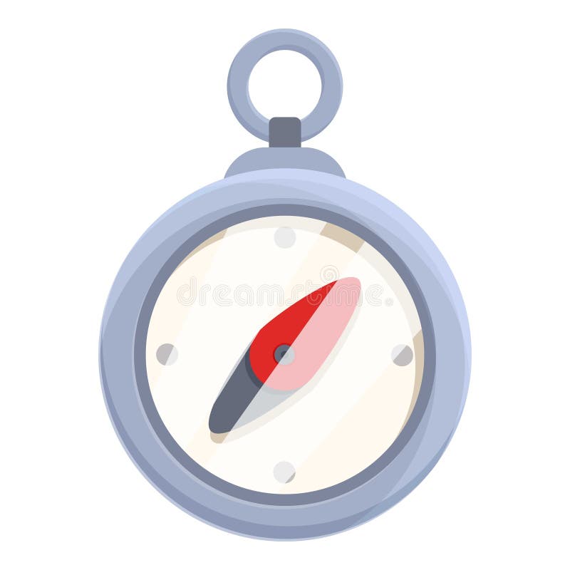 Fishing Marine Compass Icon Cartoon Vector. Aquatic Navigation Stock ...