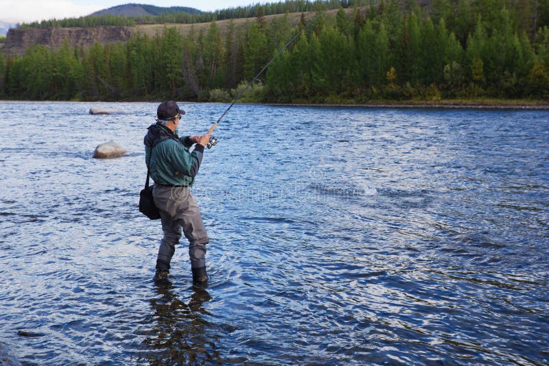 River Shishged in Mongolia. Stock Image - Image of scenics, landscape ...