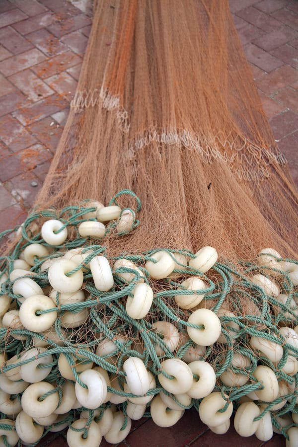 Draped Nets stock photo. Image of fishing, drape, float - 1269500