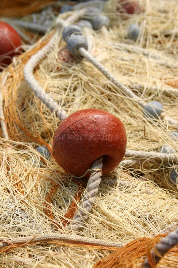 Fishing net stock photo. Image of gear, nautical, buoy - 2110878