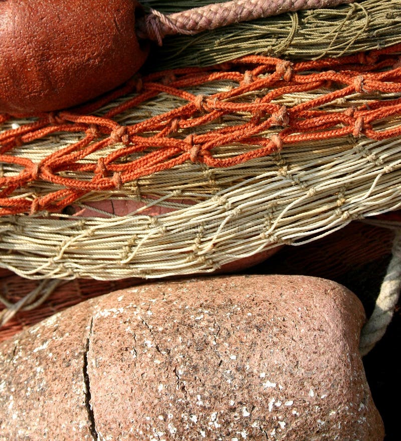 Fishing net stock image. Image of fish, food, gear, knot - 2117835