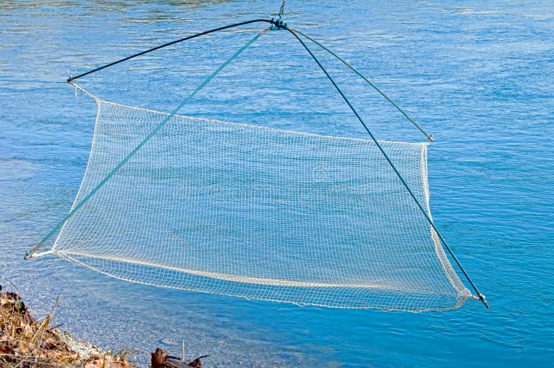 Fishing net stock photo. Image of stream, nature, river - 25676116