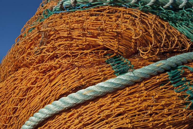 Art Background, Fishing Net on the Ship Stock Image - Image of macro ...