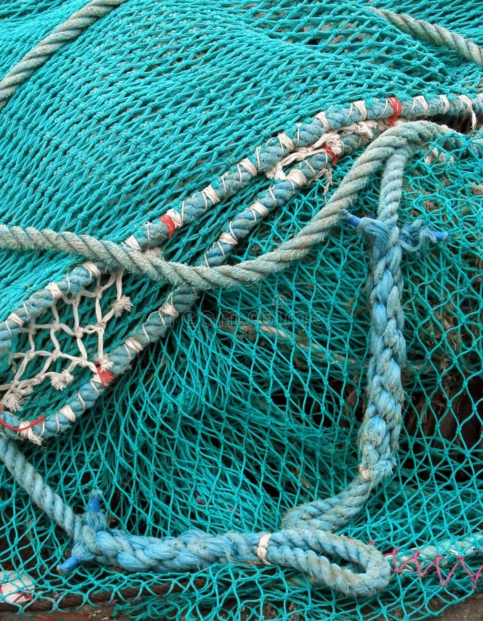 Fishing Net stock photo. Image of nautical, turquoise - 2196352