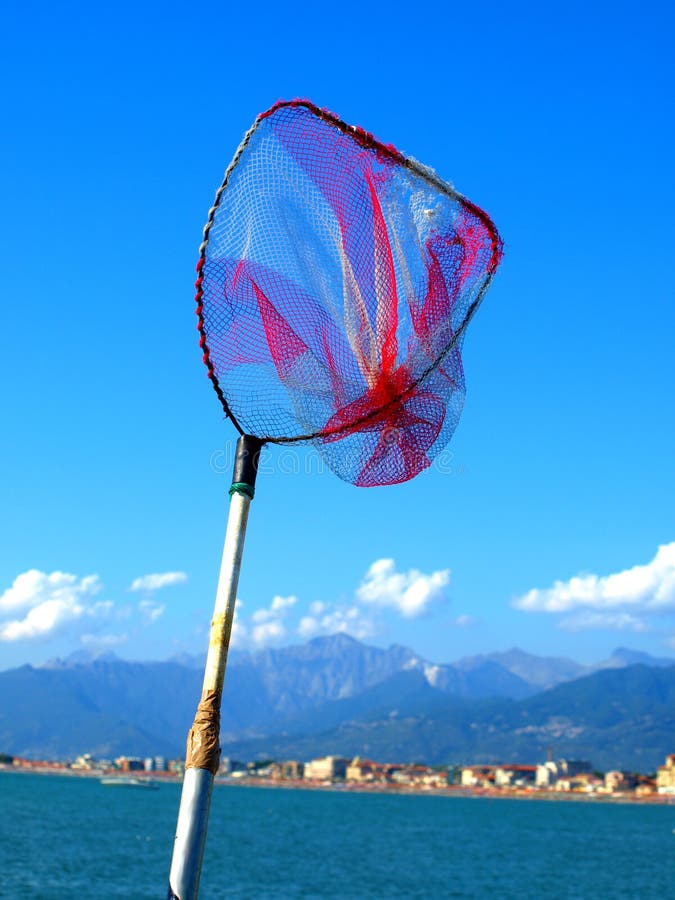 Fishing net stock photo. Image of mountain, fish, coast - 6125422
