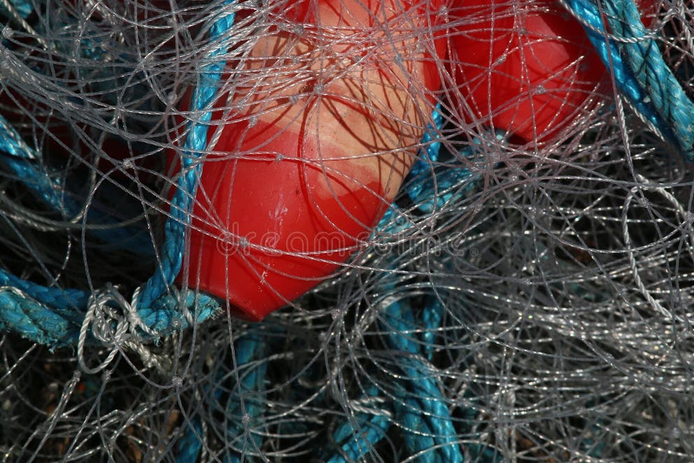 Fishing net, close-up, 1 stock photo. Image of knot, closeup - 46038756