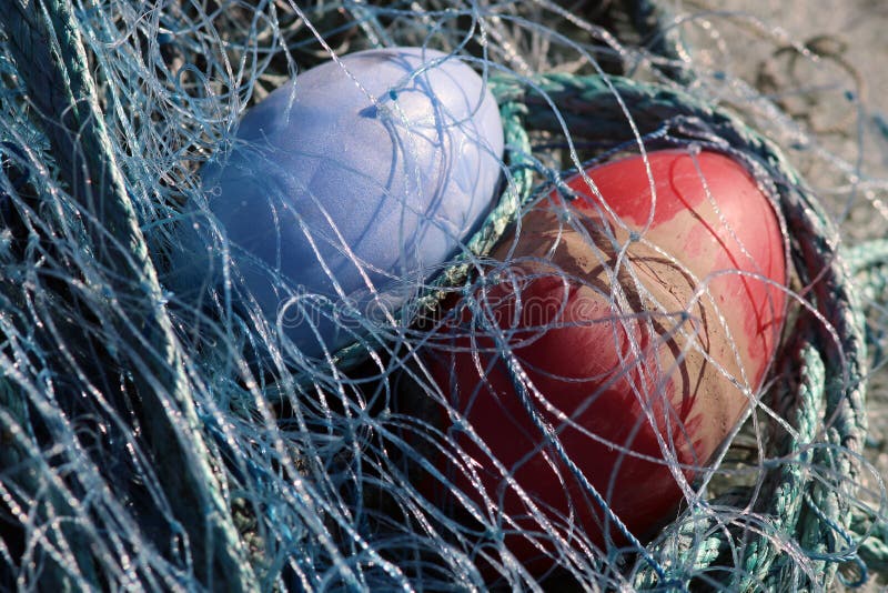 Fishing net-2, close-up stock photo. Image of mesh, floats - 46038866