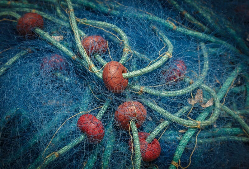 Fishing net in Cyprus stock image. Image of nautic, greece - 31966745
