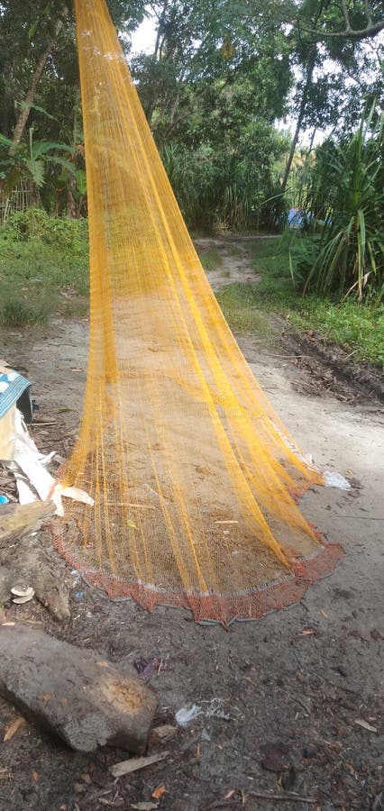 Fishing net without fish stock image. Image of trail - 227481773