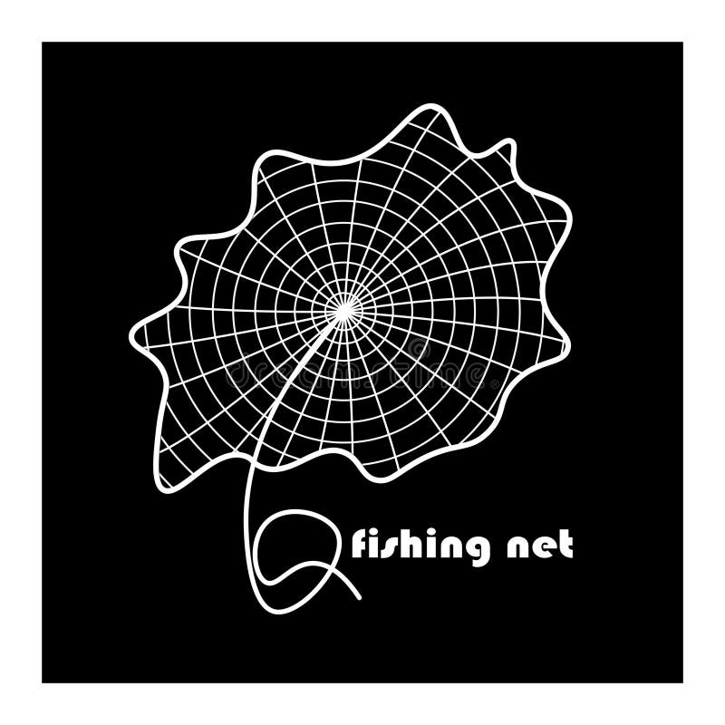 Fishing net icon stock vector. Illustration of boats - 283029534