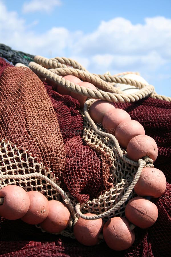 Fishing net stock photo. Image of cork, catch, heavy, spherical - 856742