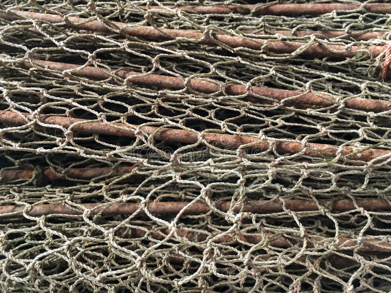 Old fishing net texture stock image. Image of abstract - 251210785