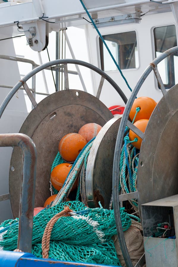 Fishing net on a Trawler stock photo. Image of boat, mesh - 25066756