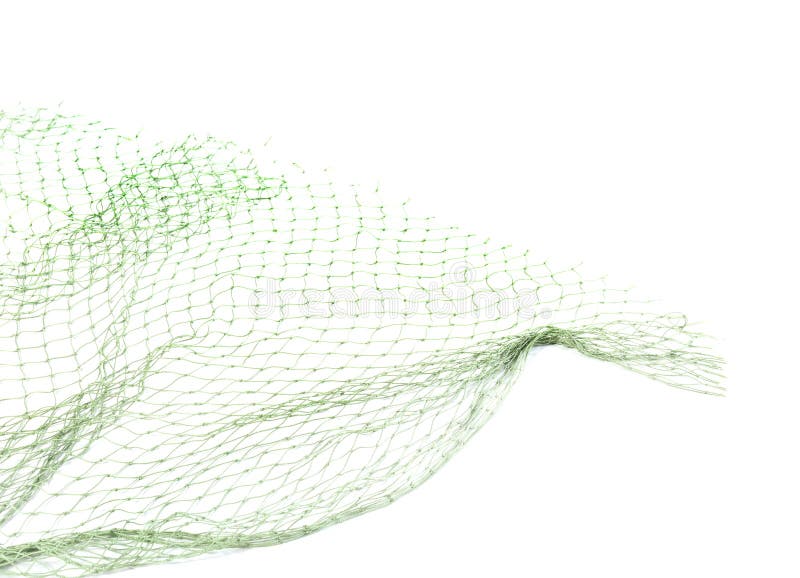 Fishing Net on White Background Stock Image - Image of mesh, industrial ...