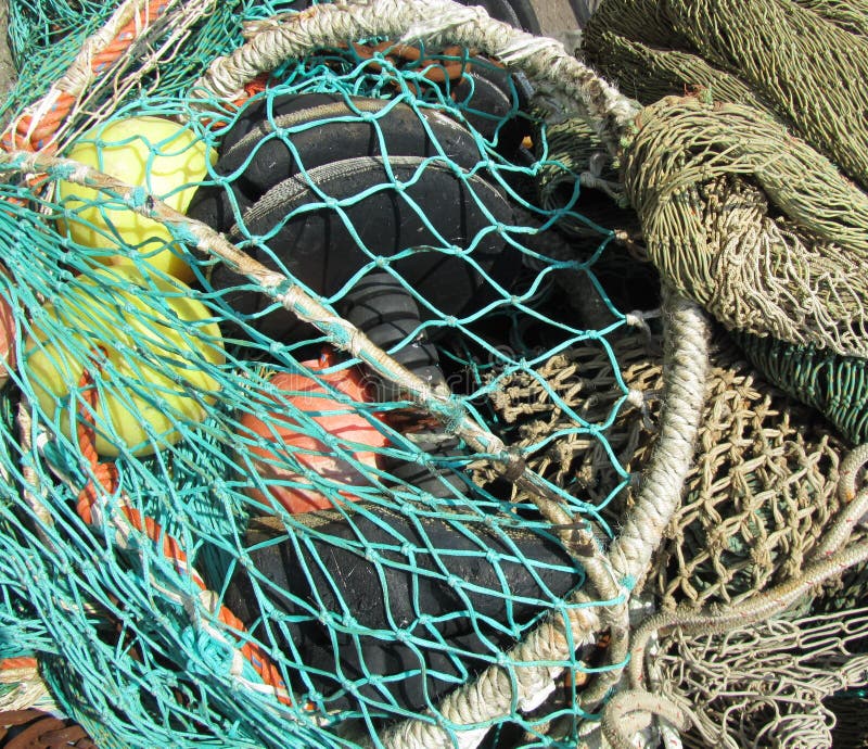 Fishing nets stock photo. Image of ship, shopping, industrial - 15600856