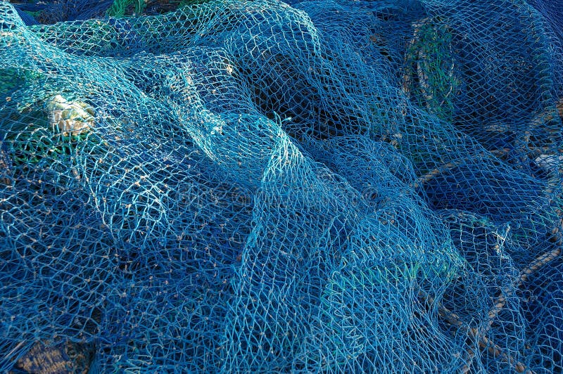 Fishing nets stock image. Image of mesh, line, outdoor - 27663149