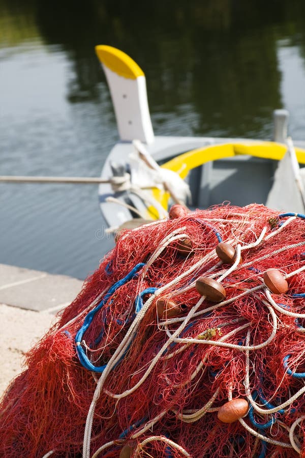 Fishing nets stock photo. Image of netting, port, fishing - 3194198