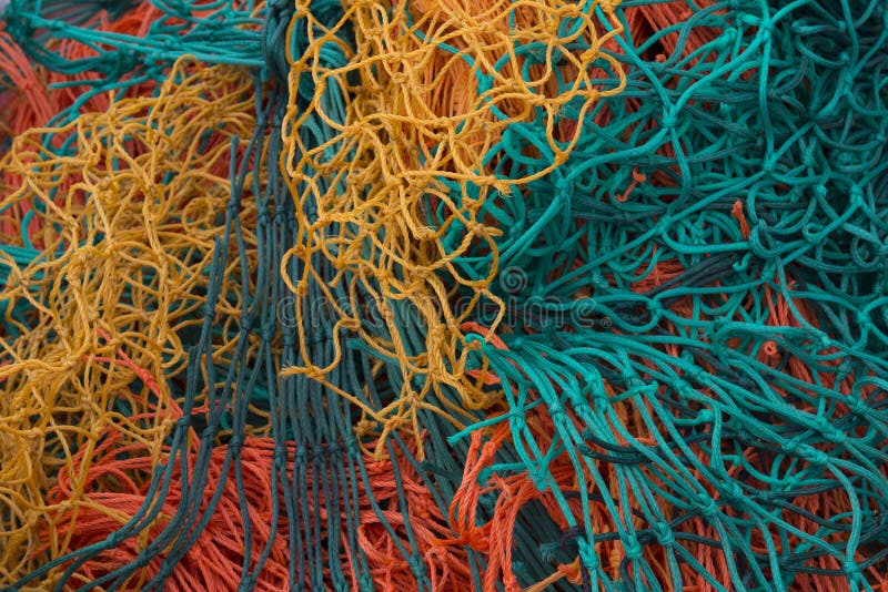 Fishing nets stock photo. Image of heap, nets, colored - 58378352