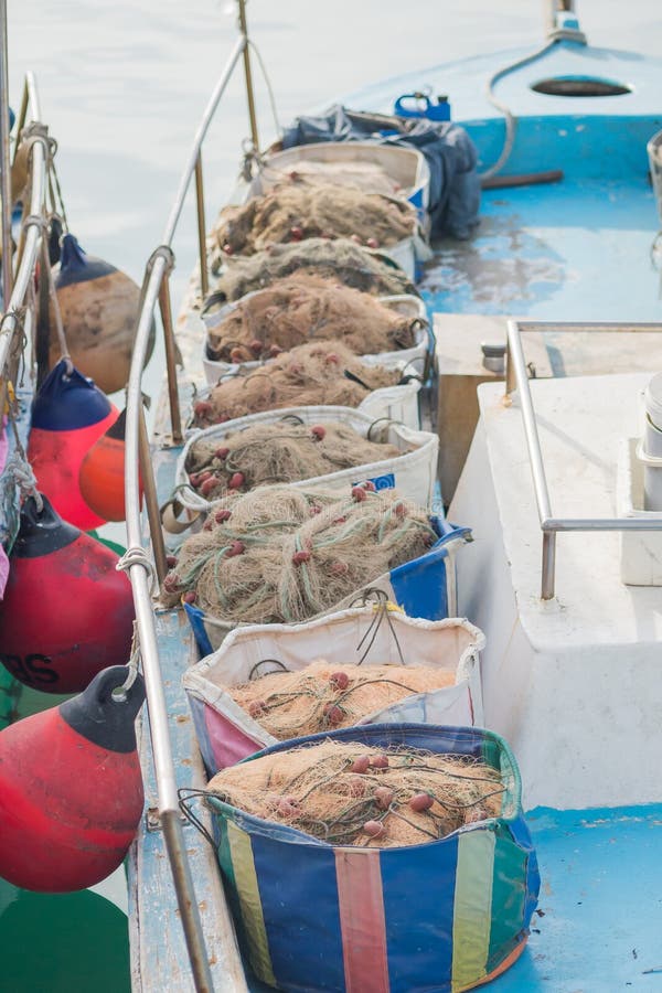 Fishing nets stock photo. Image of boat, equipment, life - 52482206