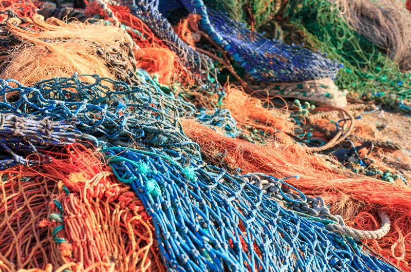 Fishing nets stock image. Image of texture, equipment - 44858139