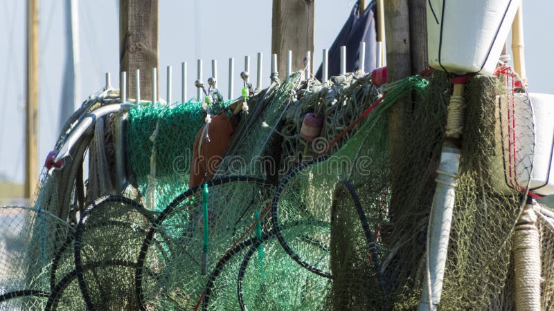 Fishing Nets And Fish-traps Stock Photo - Image of catch, bend: 5130558