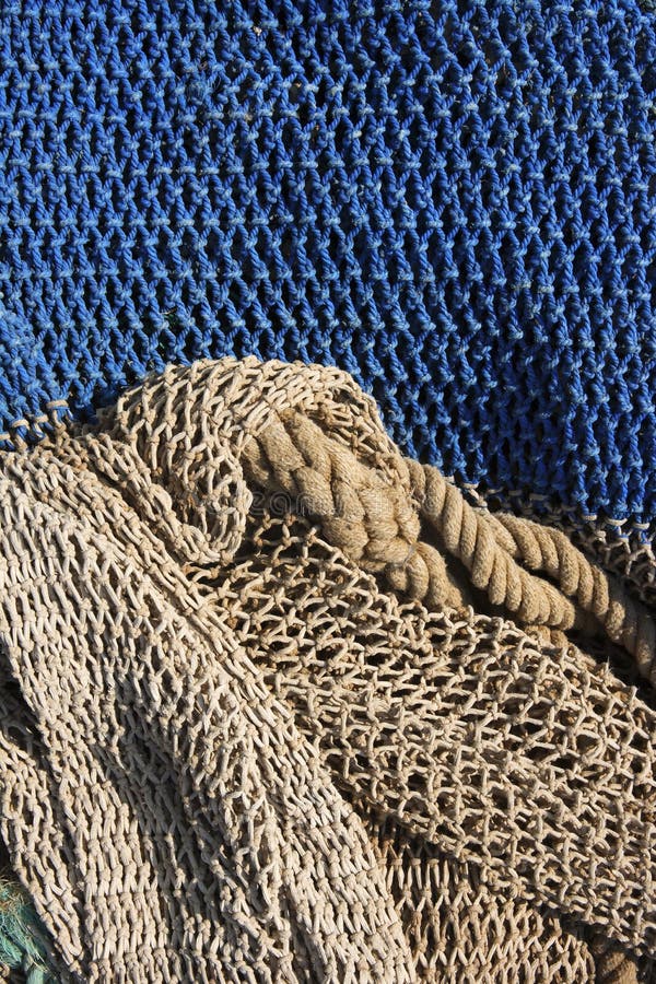 Fishing Nets Still Life Background Pattern Stock Photo - Image of cord ...