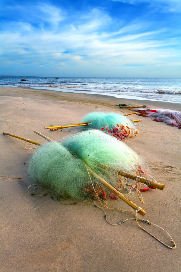 Fishing network stock photo. Image of boat, blue, float - 35461232