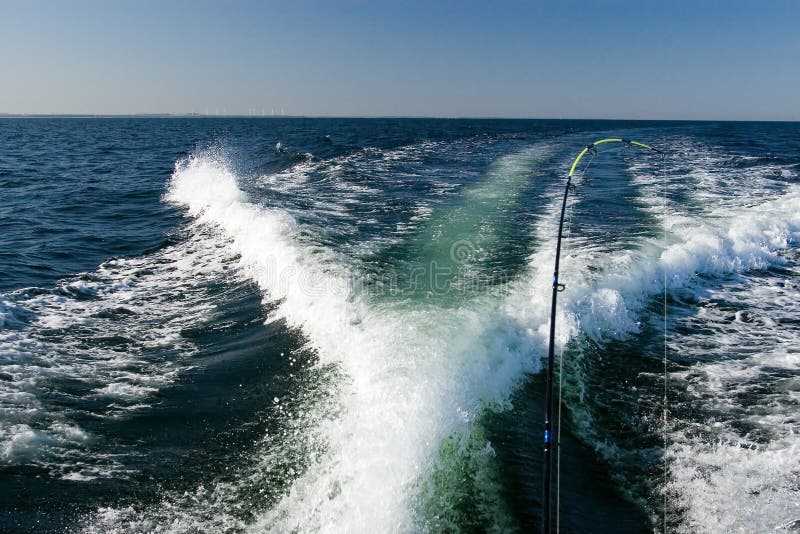 Sea fishing. stock image. Image of horizon, bent, hunt - 2494747