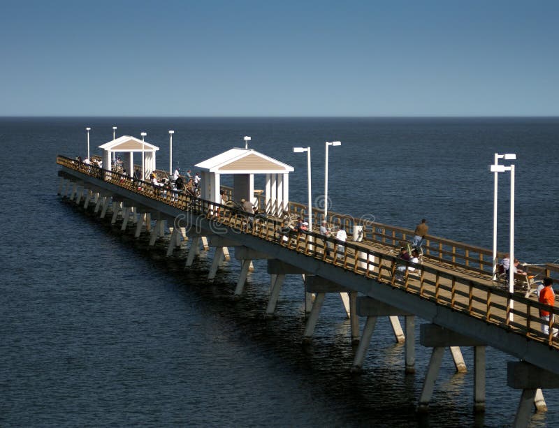 Fishing Pier stock photo. Image of summer, angle, women - 325702