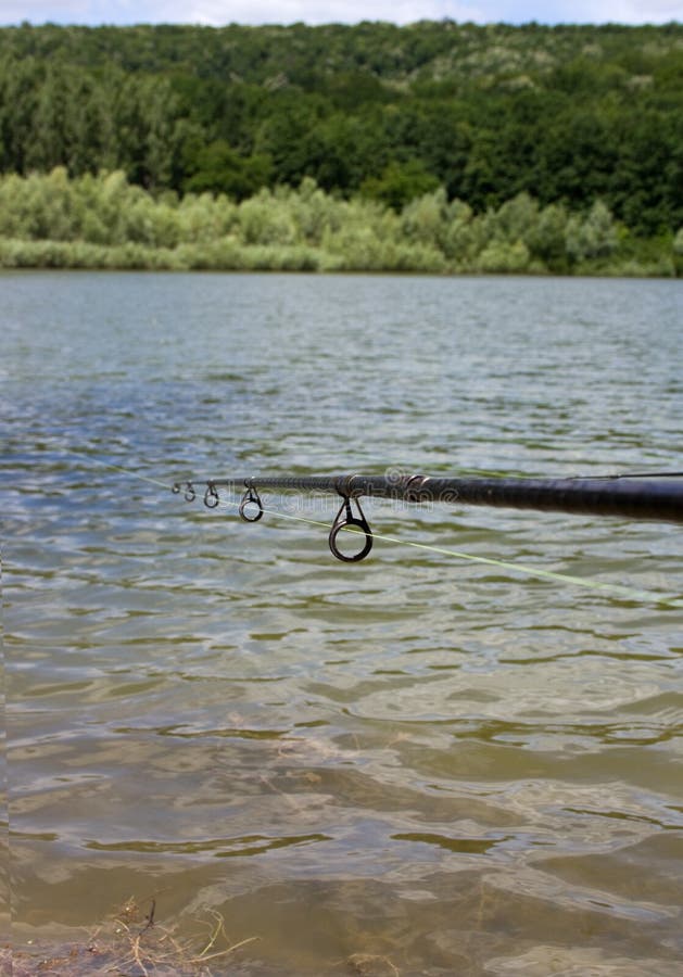 Fishing pole stock image. Image of recreation, horizontal - 56067035