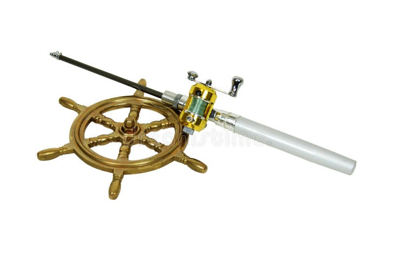 Fishing Pole and wheel stock photo. Image of watersport - 7591280