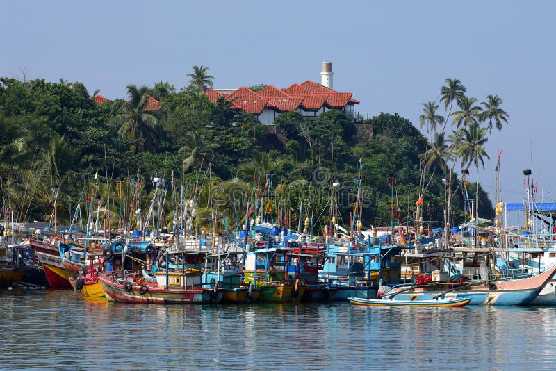 Fishing Port of Matara in Sri Lanka Editorial Photo - Image of ocean ...