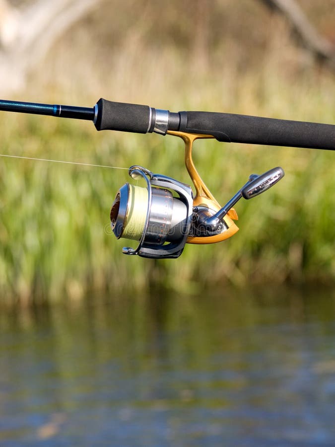 Fishing reel stock image. Image of minnow, hooks, rattlin - 12116987