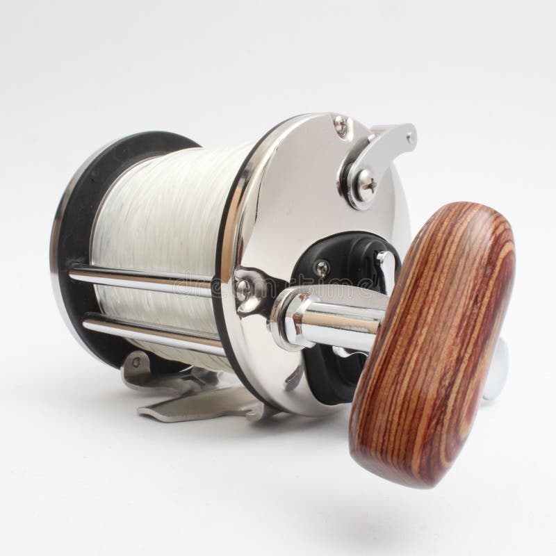 Fishing reel stock photo. Image of steel, hook, leader - 5108956