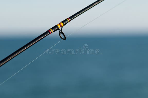 Fishing rod stock image. Image of macro, close, black - 18503439