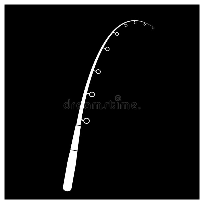 Fishing Rod Icon Simple Design Stock Vector - Illustration of passion ...