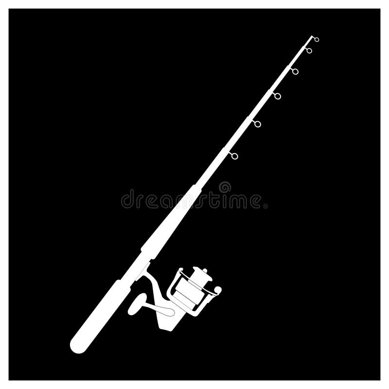 Fishing Rod Icon Simple Design Stock Vector - Illustration of hook ...