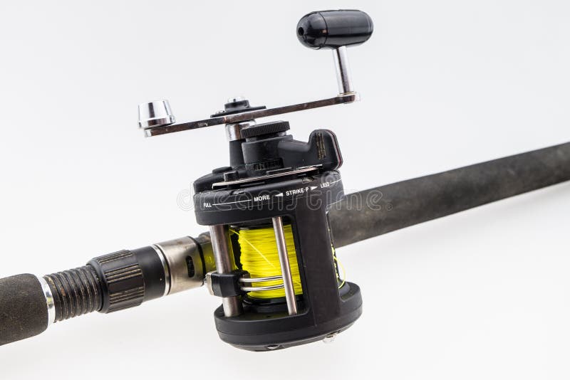 Fishing Rods with Spinning Reels Editorial Stock Image - Image of blue ...
