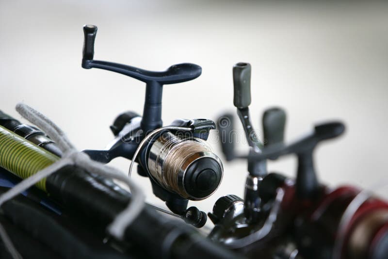 Fishing rods stock image. Image of coast, angling, shore - 2102001
