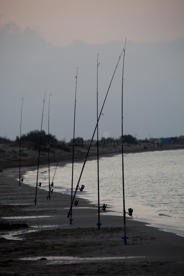 Fishing rods stock image. Image of nature, recreation - 38902091