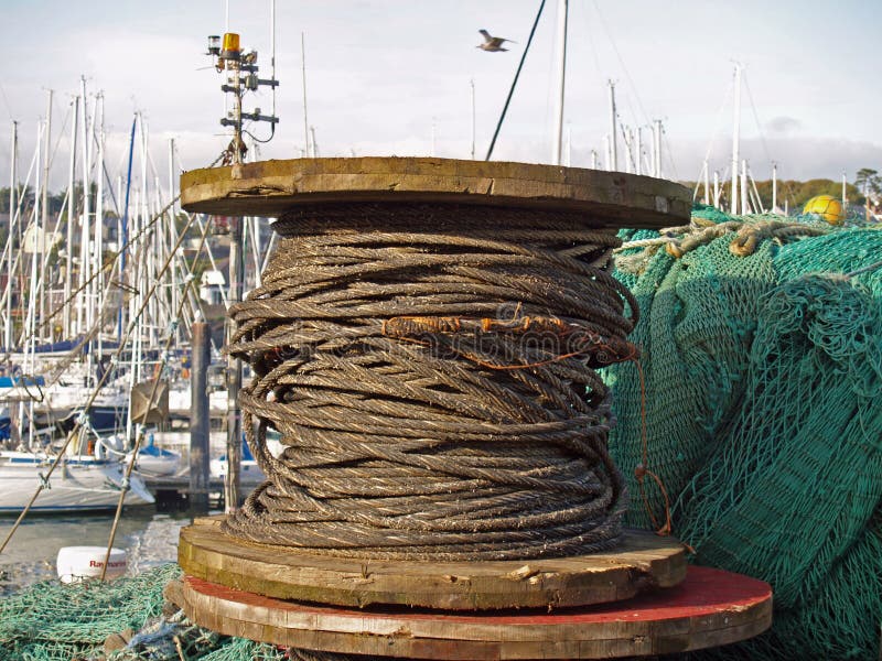 Fishing rope stock image. Image of masts, ireland, ropes - 6493977