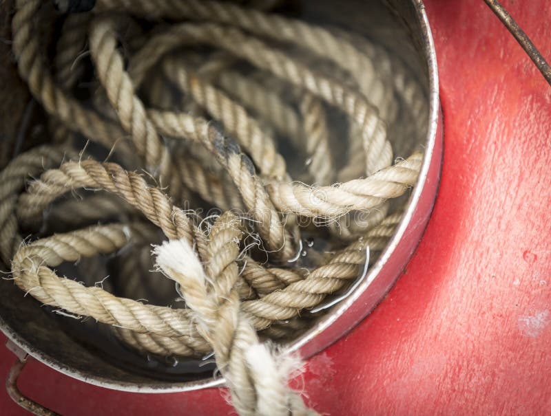 Fishing rope with weights stock image. Image of harbor - 28680683
