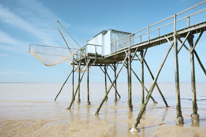 Fishing shack stock photo. Image of cloudscape, destinations - 12041730
