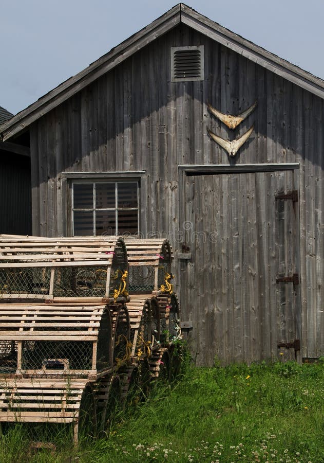Fishing Shack stock photo. Image of front, stage, pots - 42374116
