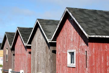 Fishing Shacks stock photo. Image of distressed, wood, prince - 916452