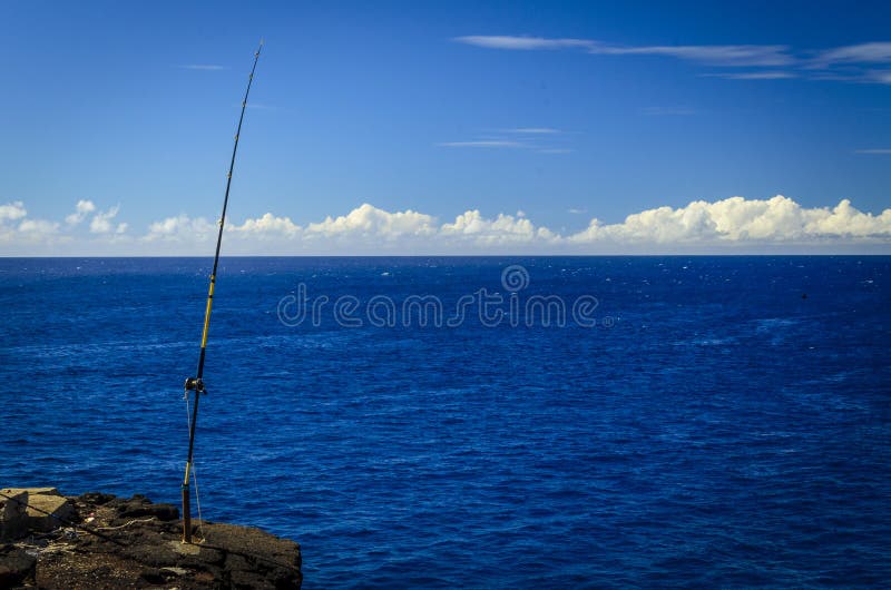 Fishing South Point Park stock photo. Image of wave, rock - 29466912