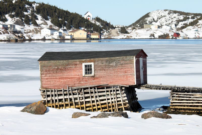 Fishing Stage stock photo. Image of vintage, community - 1035394
