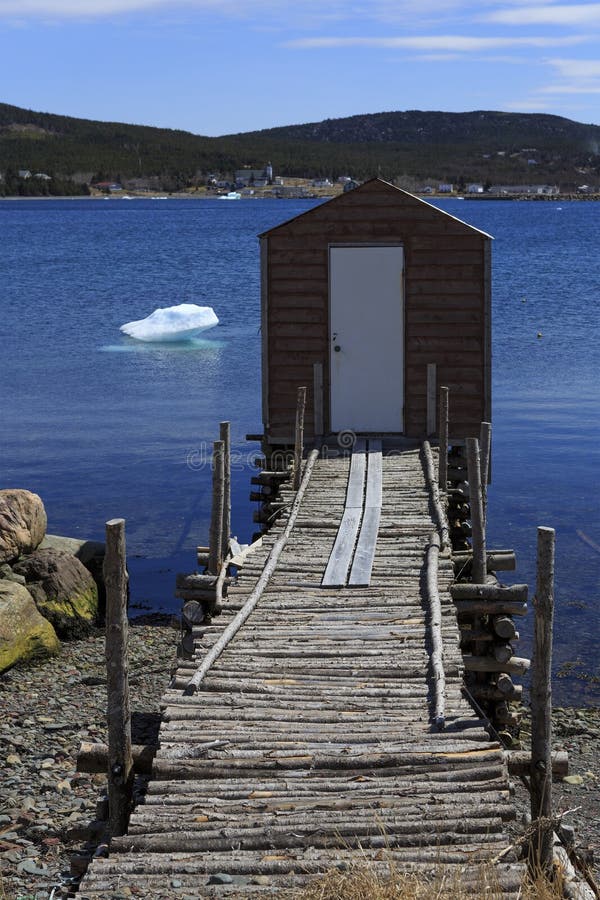 Fishing Stage in Spring Time Stock Photo - Image of toruism, coastal ...