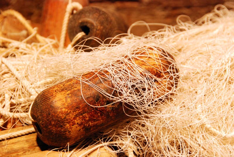 Fishing tools stock photo. Image of tools, nets, rope - 4565360