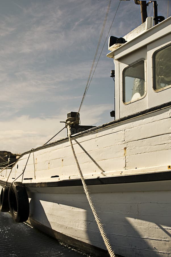 Fishing Trawler stock image. Image of outdoor, hull, rope - 12312133